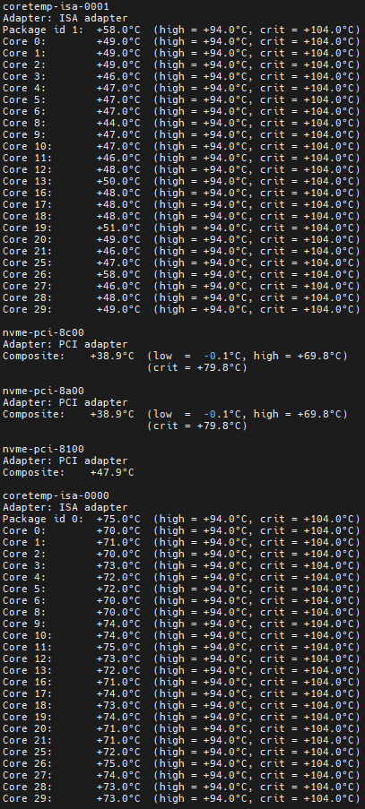 [BUG] CPU socket 1 temps ignored, mirrored from socket 0 cores · Issue #497 · aristocratos/btop ...
