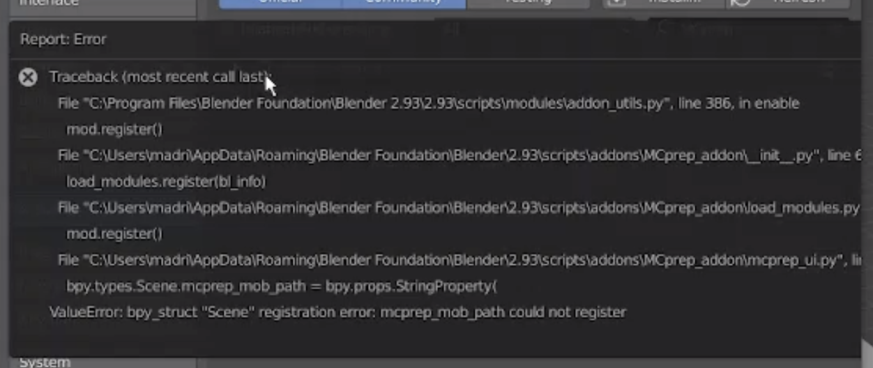 I cant select the checkbox. · Issue #219 · Moo-Ack-Productions/MCprep ...