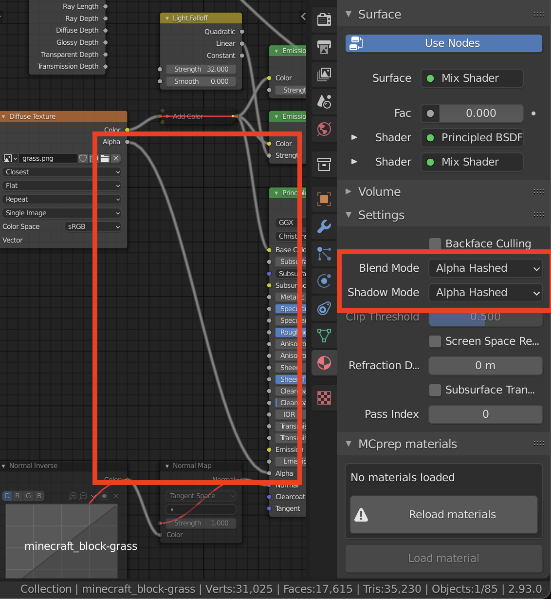Transparency not working with jmc2obj v113 · Issue #246 · Moo-Ack-Productions/MCprep · GitHub