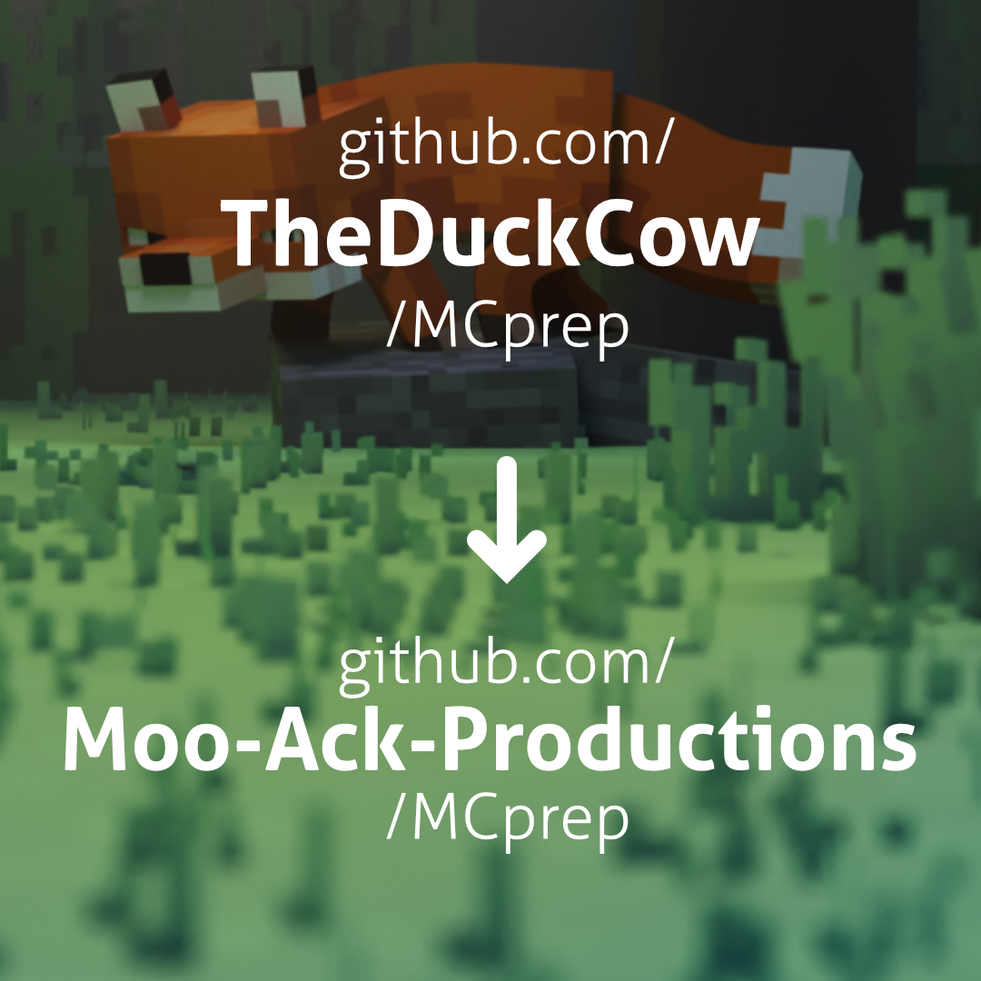 Migrate repo to Moo-Ack! Productions · Issue #443 · Moo-Ack-Productions ...