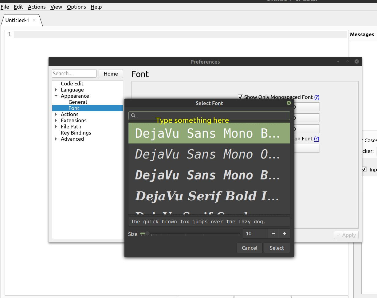 CPEditor crashes when searching specific font · Issue #746 · cpeditor/cpeditor · GitHub