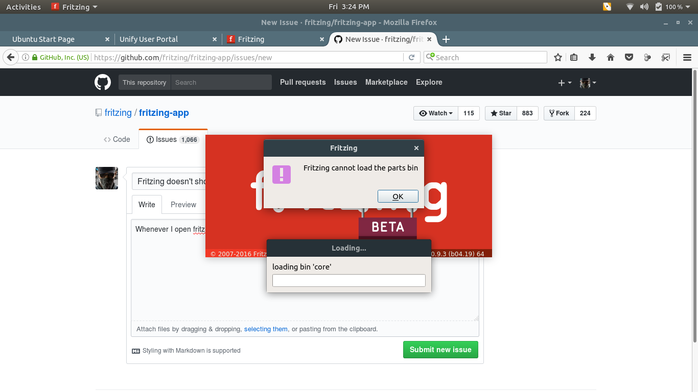 Fritzing Doesnt Show Parts · Issue 3367 · Fritzing Fritzing App · Github