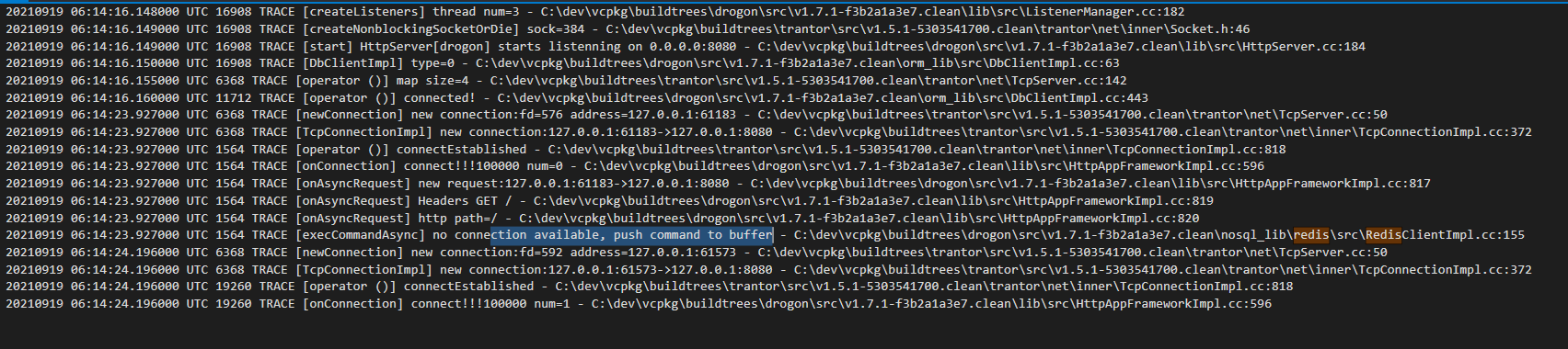 Json Response seems to be broken in debug mode · Issue #1022 · drogonframework/drogon · GitHub