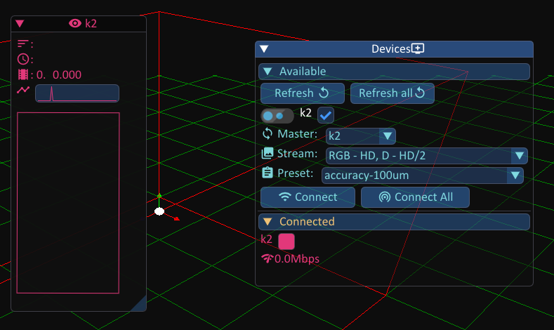 I Connect As Required But I Cant See The Image · Issue 77 · Vcl3dvolumetriccapture · Github 