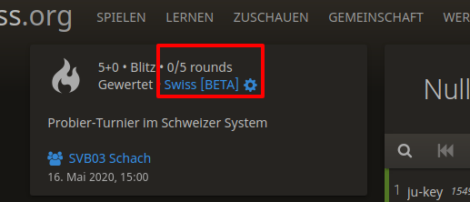 Swiss Tournament: Number of rounds planned not shown in teams turnament ...