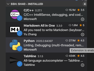 Problems of using Tabnine in. Remote-ssh machine · Issue #196 · codota/tabnine-vscode · GitHub