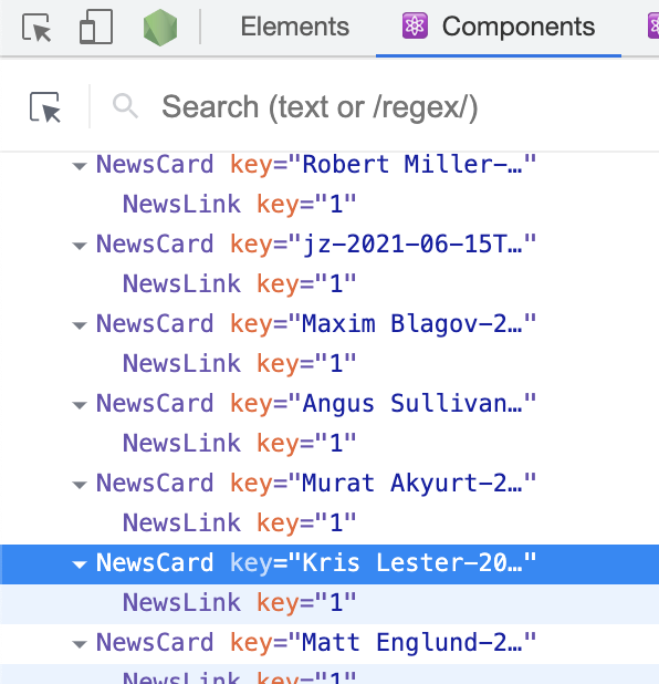 Devtools Bug Long Keys Overlap · Issue 21695 · Facebookreact · Github