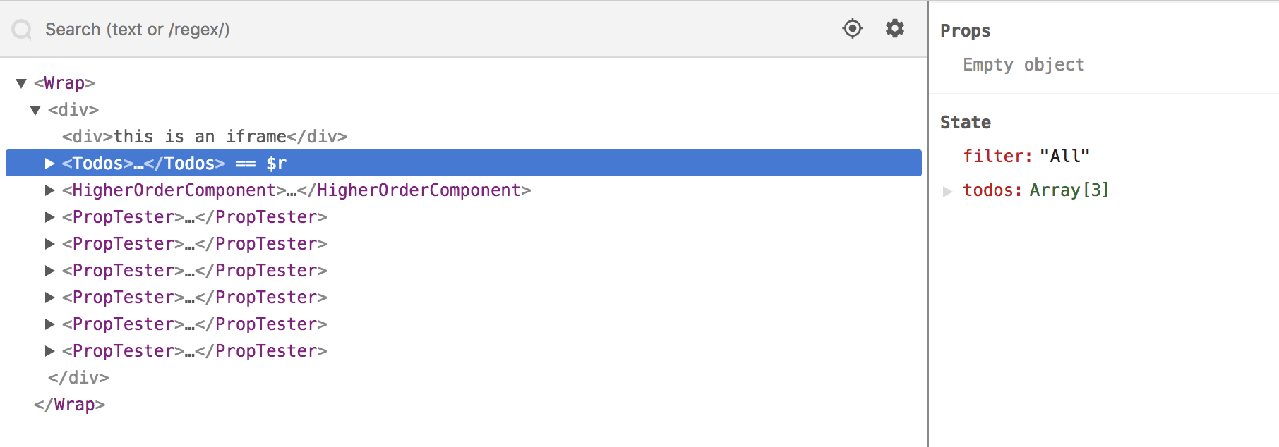 Make Elements panel feel less cluttered · Issue #1079 · facebook/react-devtools · GitHub