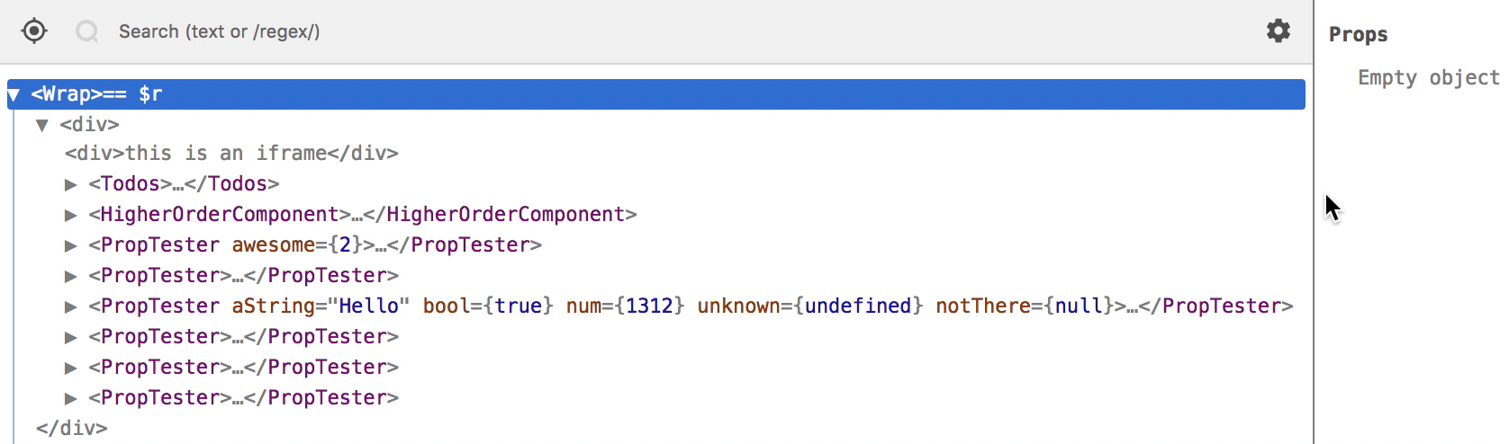 Make Elements panel feel less cluttered · Issue #1079 · facebook/react-devtools · GitHub