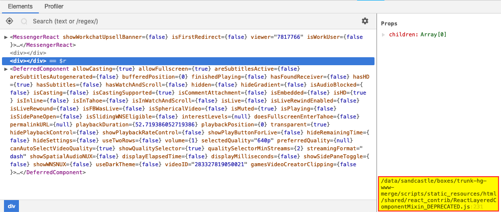 Include line numbers · Issue #18 · bvaughn/react-devtools-experimental · GitHub