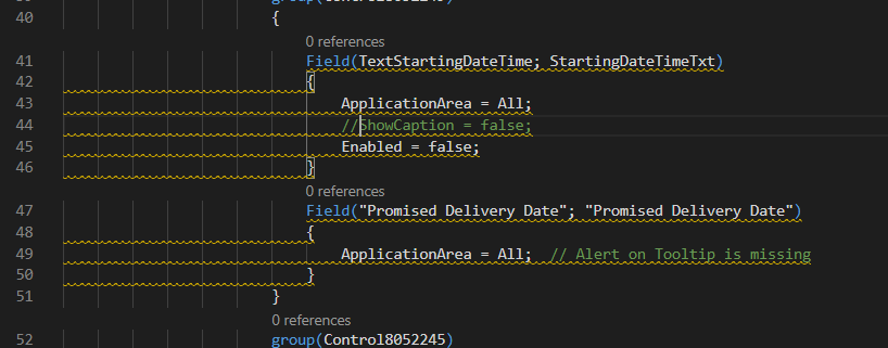 [CodeCop] Stops warning at certain file level · Issue #5958 · microsoft/AL · GitHub