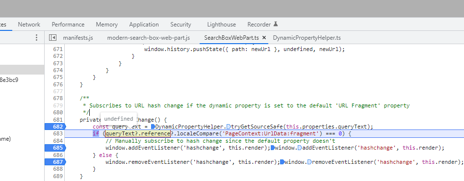 "hashchange" event doesn't trigger on searchbox when I use "Url Fragment" as data source · Issue ...