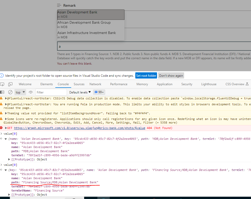 [TaxonomyPicker] Sometimes term path contains "termsetName" sometimes not in "onChange" event ...