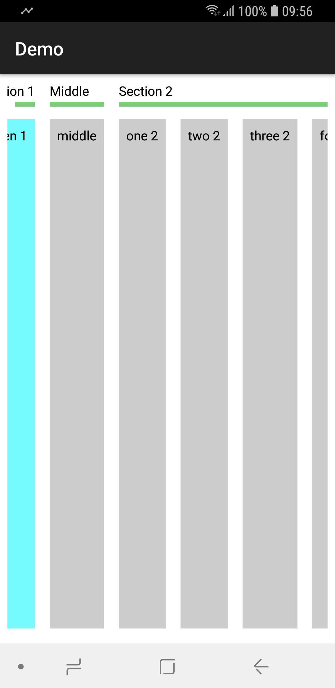 Line Is Too Small For First Item When Scrolled · Issue 4 · Netgurusections Decorator Android