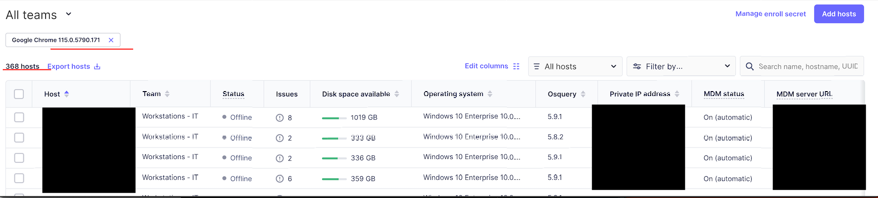 FleetUI showing incorrect software counts · Issue #14243 · fleetdm/fleet · GitHub
