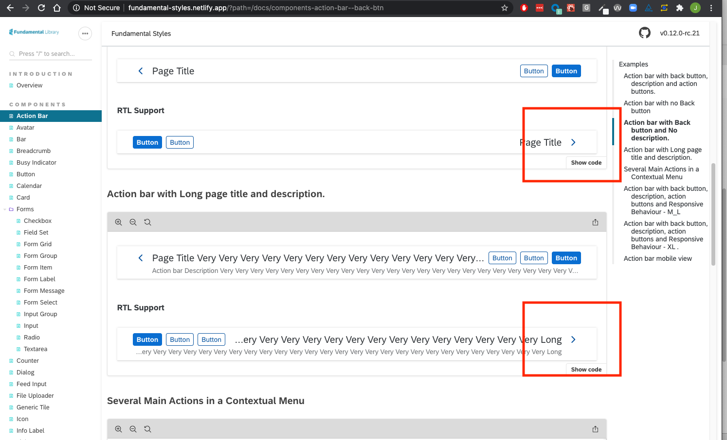 Docs Actionbar First Rtl Example Has Button Arrow Icon Facing Wrong Direction · Issue 1463