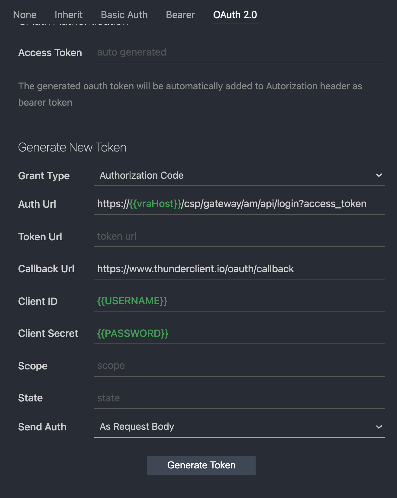 Authentication: OAuth2 Header Prefix and Audience · Issue #359 · thunderclient/thunder-client ...