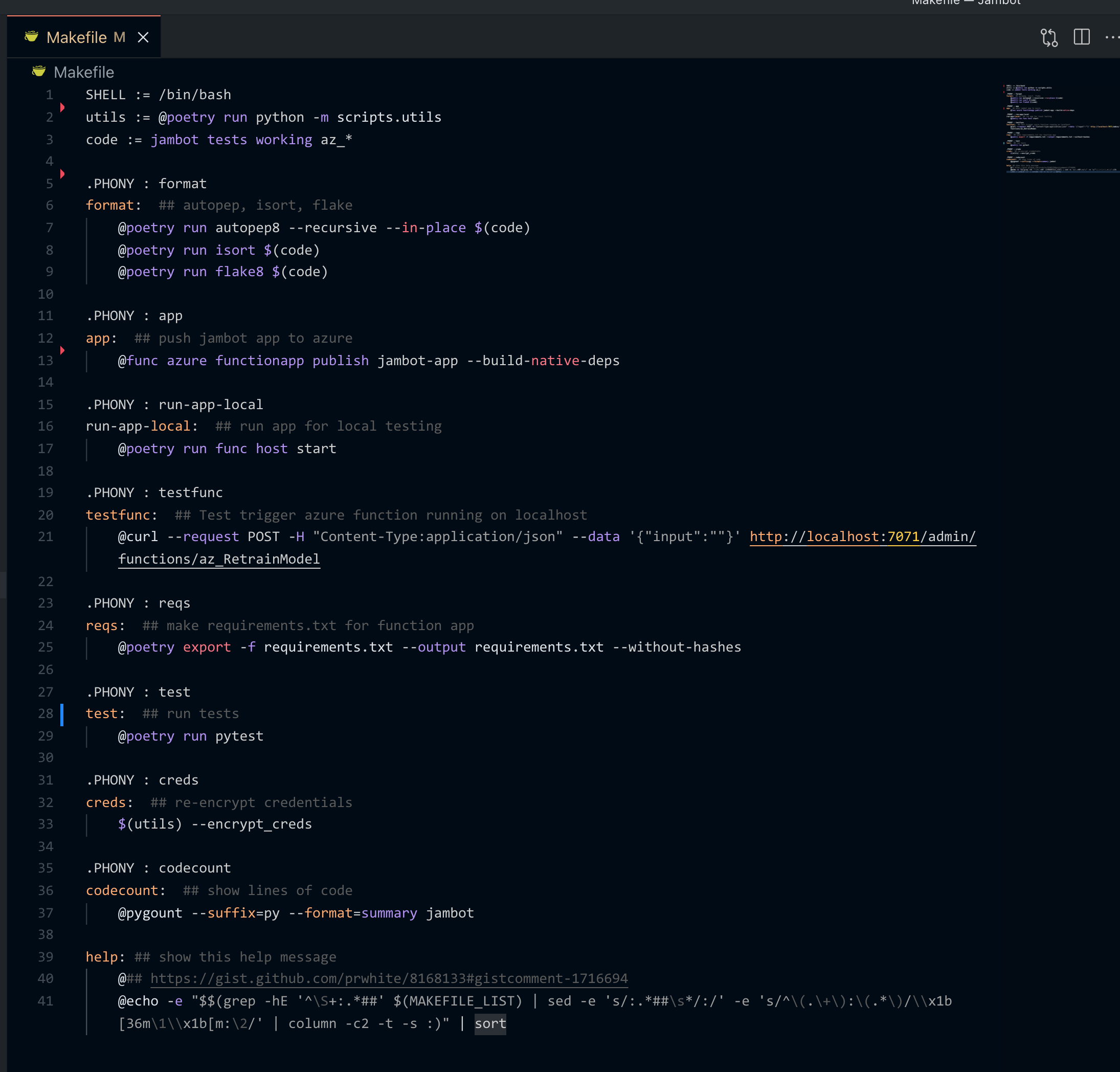 Makefile recognized as incorrect file type (shell/docker) · Issue #132005 · microsoft/vscode ...