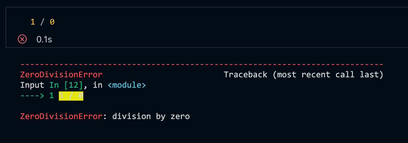 Python Interactive Window Traceback Highlighting · Issue #8717 · microsoft/vscode-jupyter · GitHub