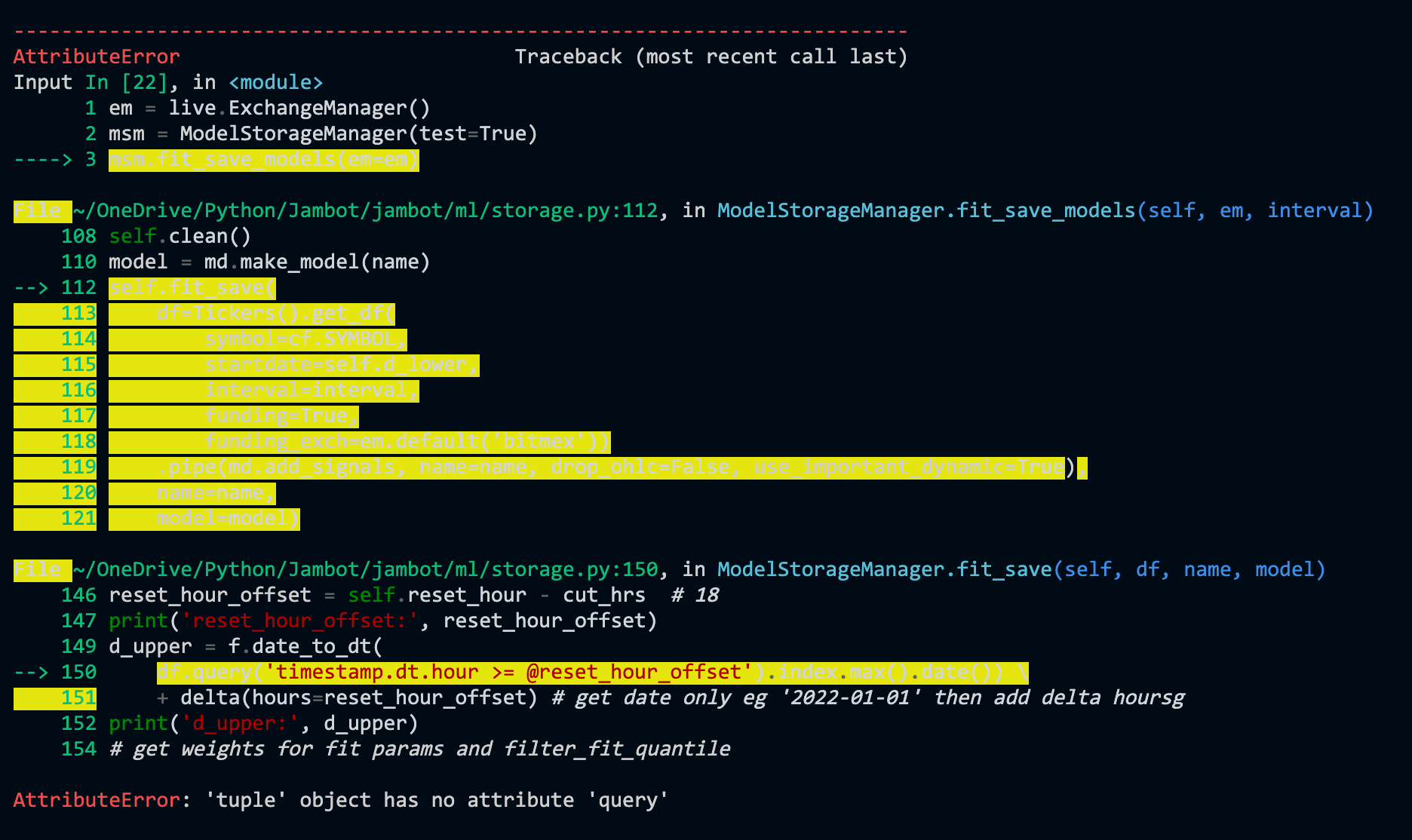 Python Interactive Window Traceback Highlighting · Issue #8717 · microsoft/vscode-jupyter · GitHub