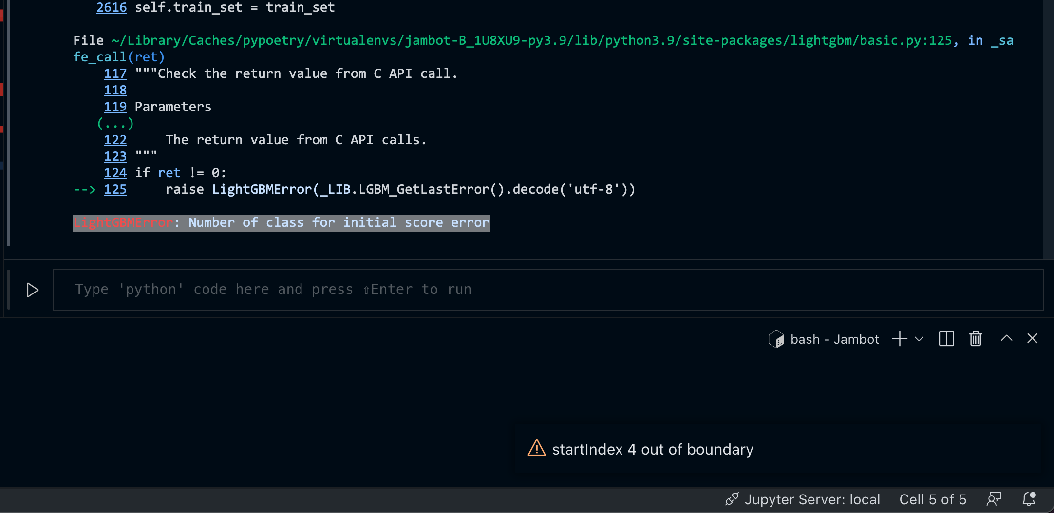 StartIndex Out of Boundary · Issue #143912 · microsoft/vscode · GitHub