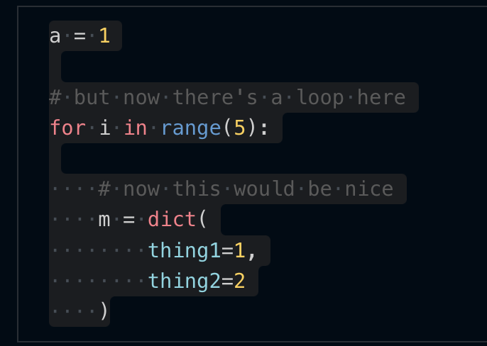 De-Indent code on paste into IW code cell · Issue #160442 · microsoft ...