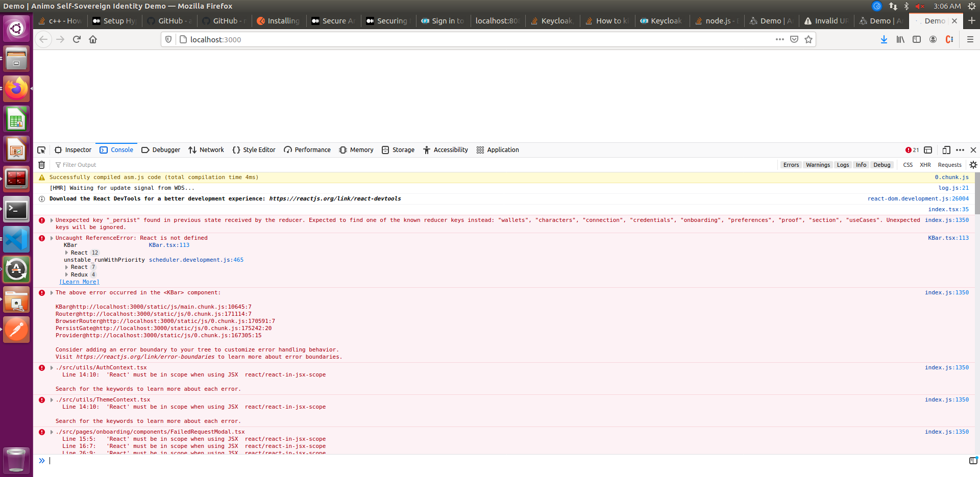 Not able to run Demo on my local system · Issue #27 · animo/animo-demo · GitHub