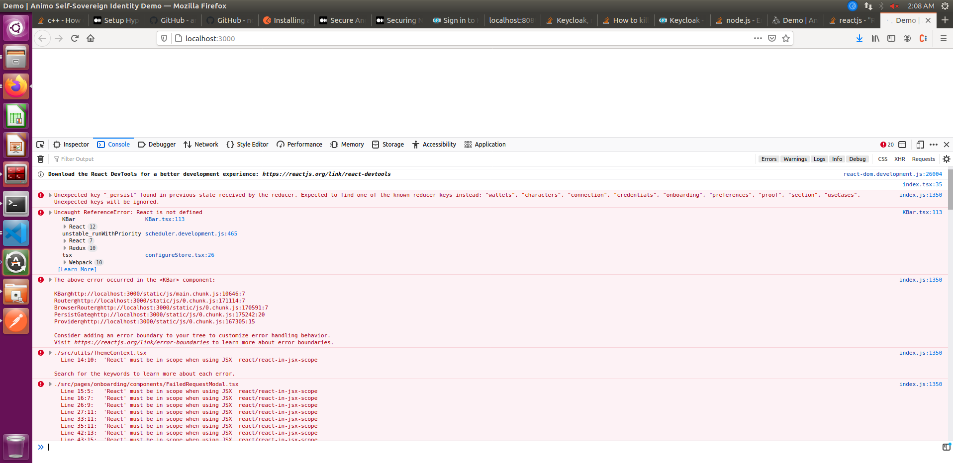 Not able to run Demo on my local system · Issue #27 · animo/animo-demo · GitHub