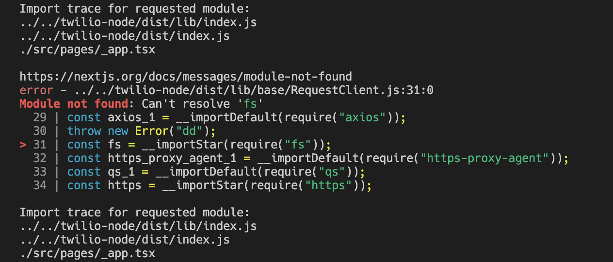 Feature Request Browser Detection And Helpful Error Message · Issue 536 · Twiliotwilio Node 