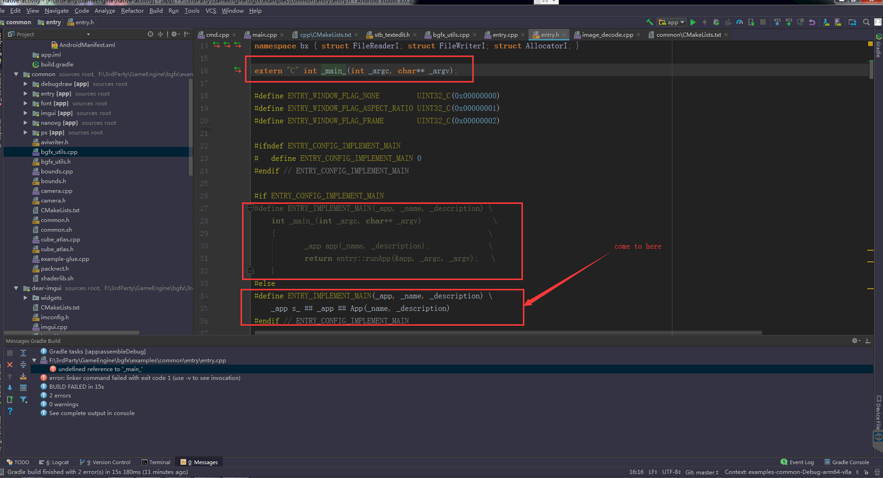 undefined reference to '_main_' · Issue #1425 · bkaradzic/bgfx · GitHub
