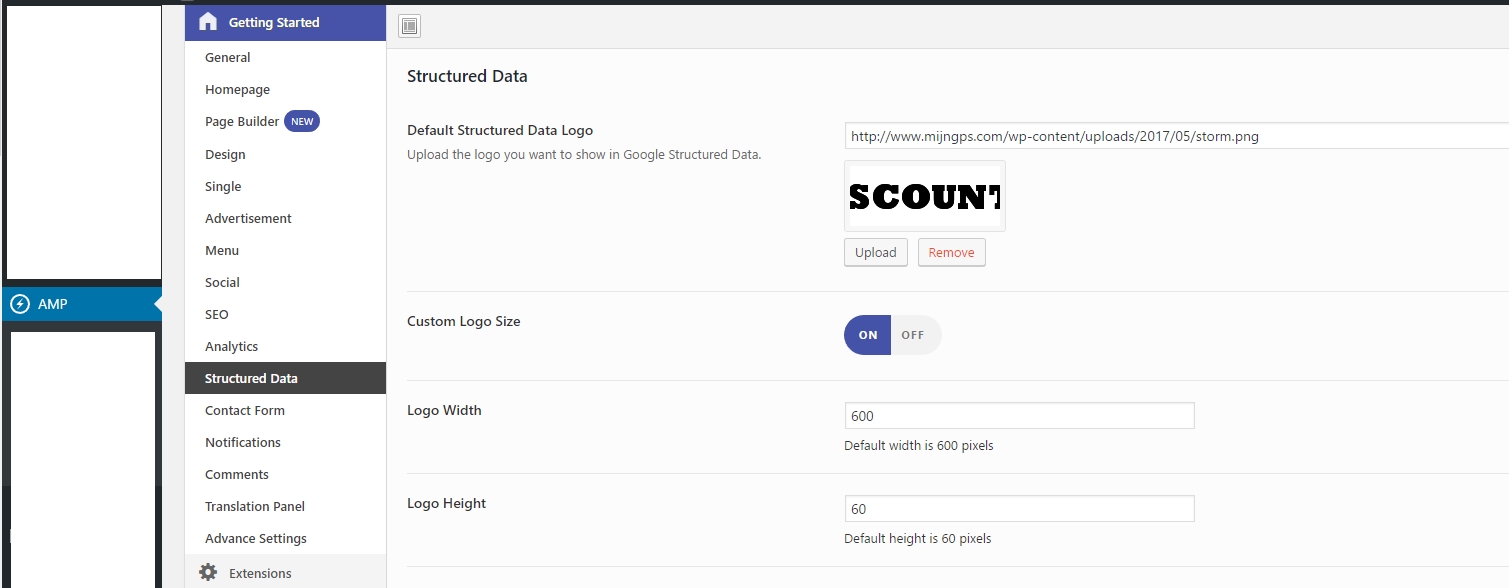 Missing and required - publisher logo + name missing · Issue #349 · ampproject/amp-wp · GitHub