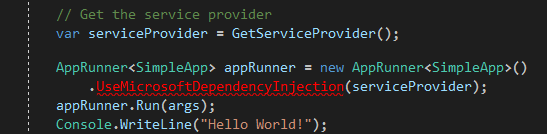Dependency Injection example? · Issue #27 · bilal-fazlani/commanddotnet ...