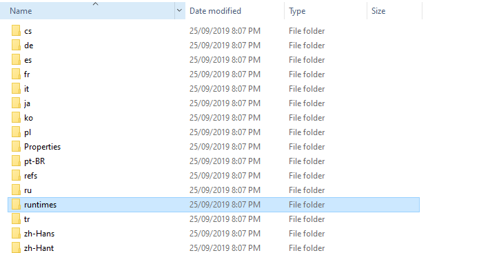 Question Runtimecompilation Producing So Many Localised Folders · Issue 14411 · Dotnet