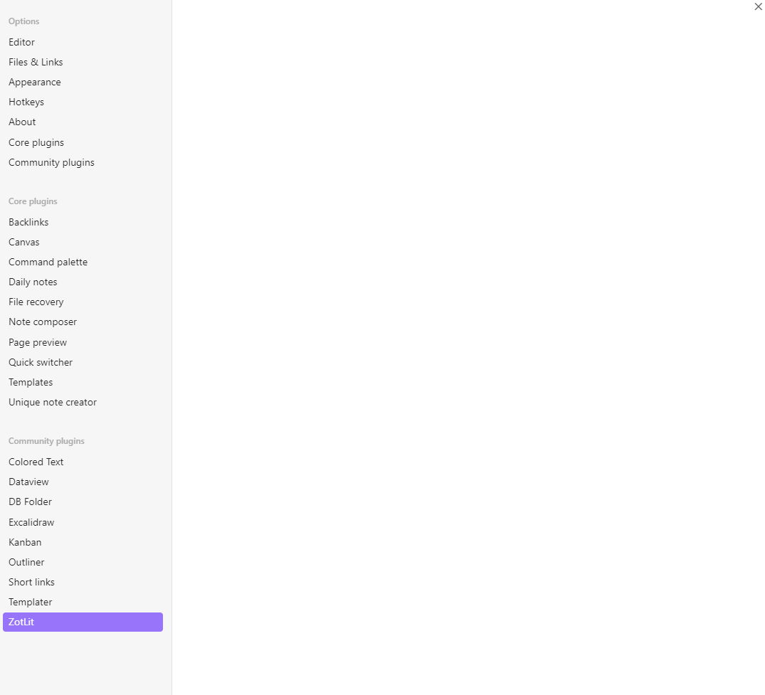 Blank screen in Obsidian · Issue #199 · PKM-er/obsidian-zotlit · GitHub