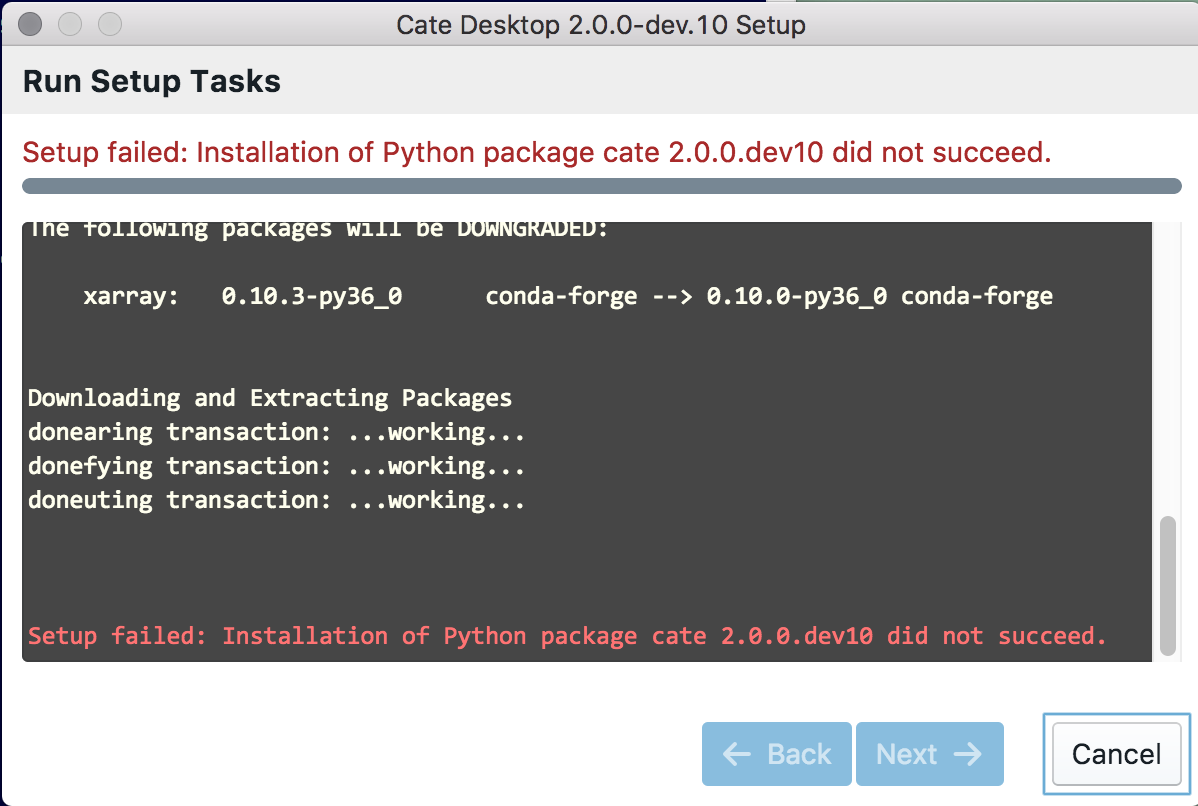 No Mac v2s Work Anymore; Cate 2.0.0.dev10 to dev1. · Issue #639 · CCI ...