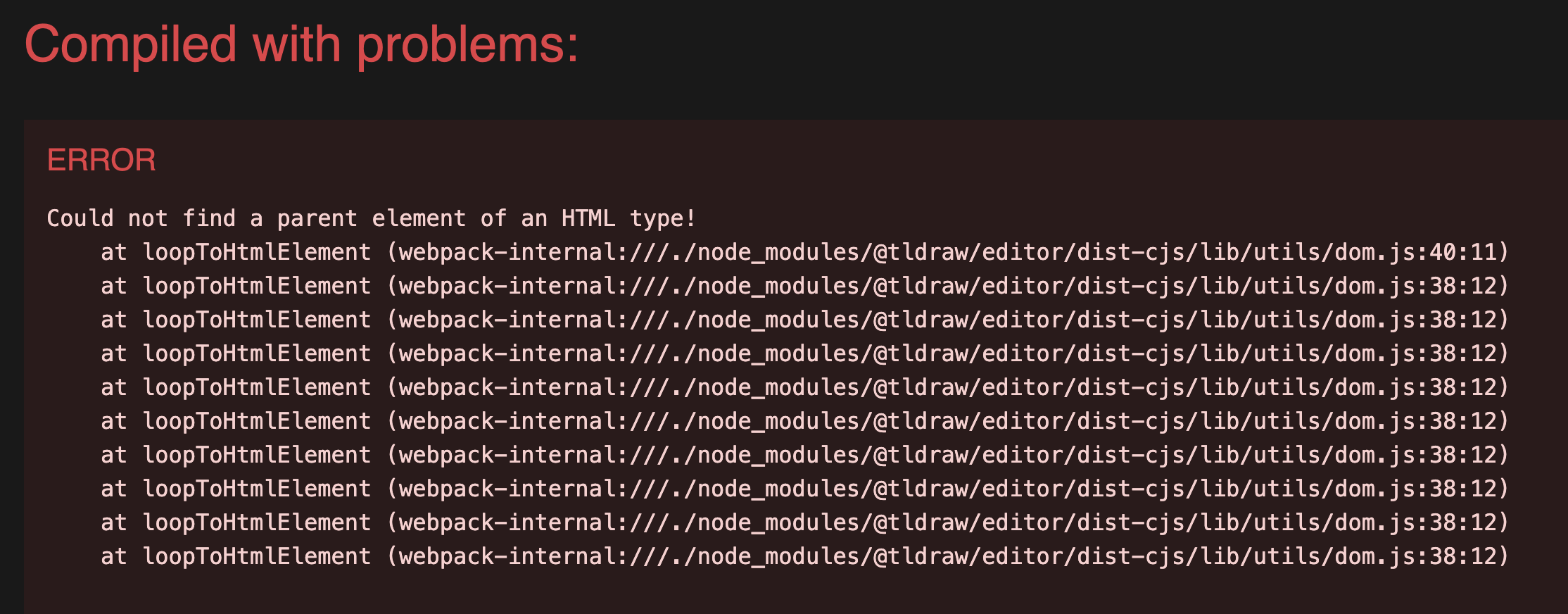 [bug] @tldraw/editor@2 crashes during image cropping when used in child frame or child window ...