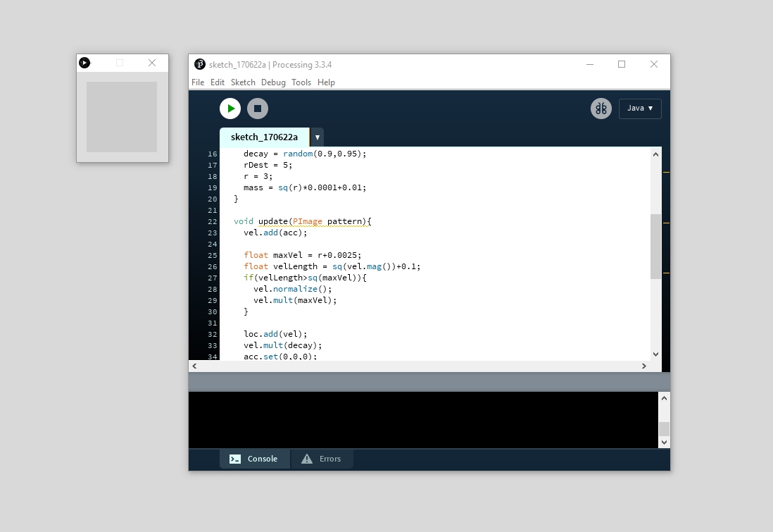 Could not parse -1 for --display / Could not run the sketch (Target VM failed to initialize ...
