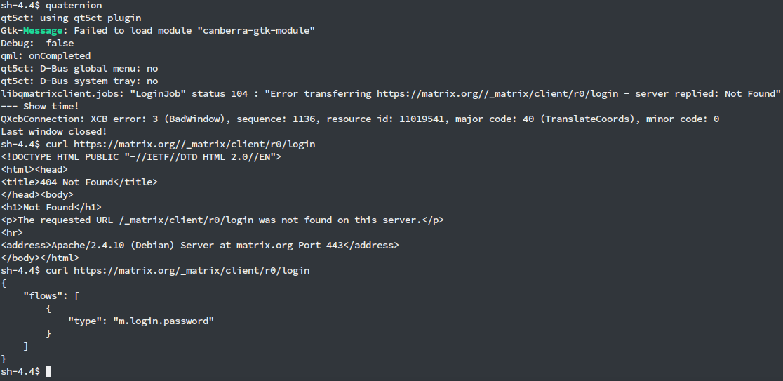 Can not connect to matrix server because of the unnecessary slash · Issue #222 · quotient-im ...