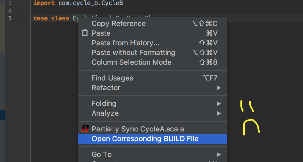 "Copy BUILD Target String" is missing in some cases · Issue #475 · bazelbuild/intellij · GitHub