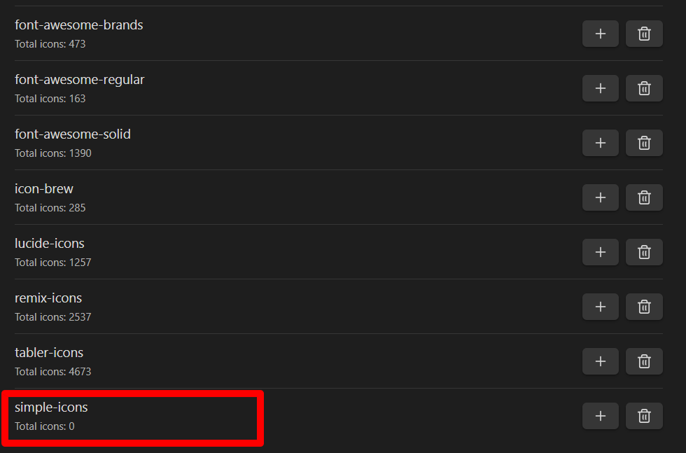Icons cannot be found in the icons packs zipped archives. · Issue #253 · FlorianWoelki/obsidian ...