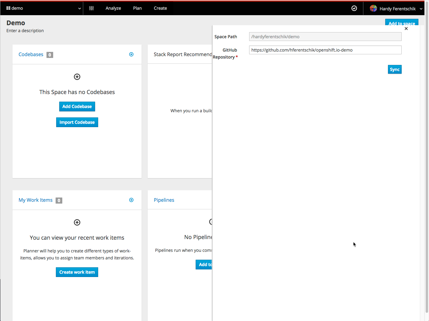 Inconsistent terminology when importing a codebase · Issue #1576 · openshiftio/openshift.io · GitHub
