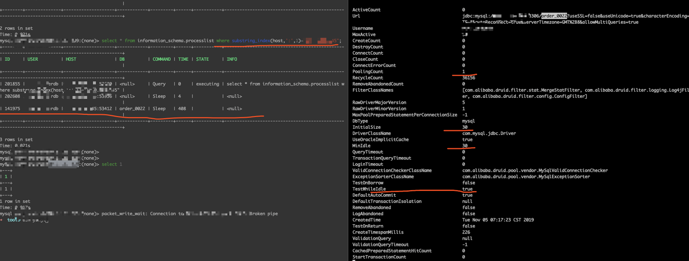 Testwhileidle True的情况下空闲连接失效 · Issue 3545 · Alibaba Druid · Github