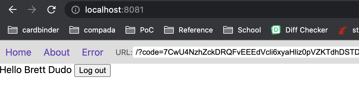 URI hash fragment doesn't seem to be redirecting