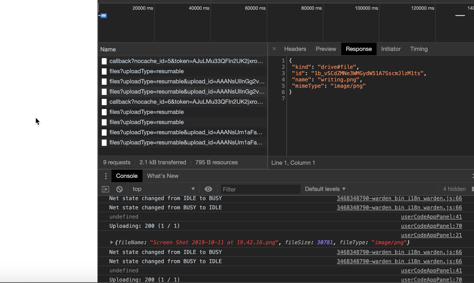 How I can get the uploaded file id · Issue #8 · tanaikech/Resumable_Upload_For_WebApps · GitHub
