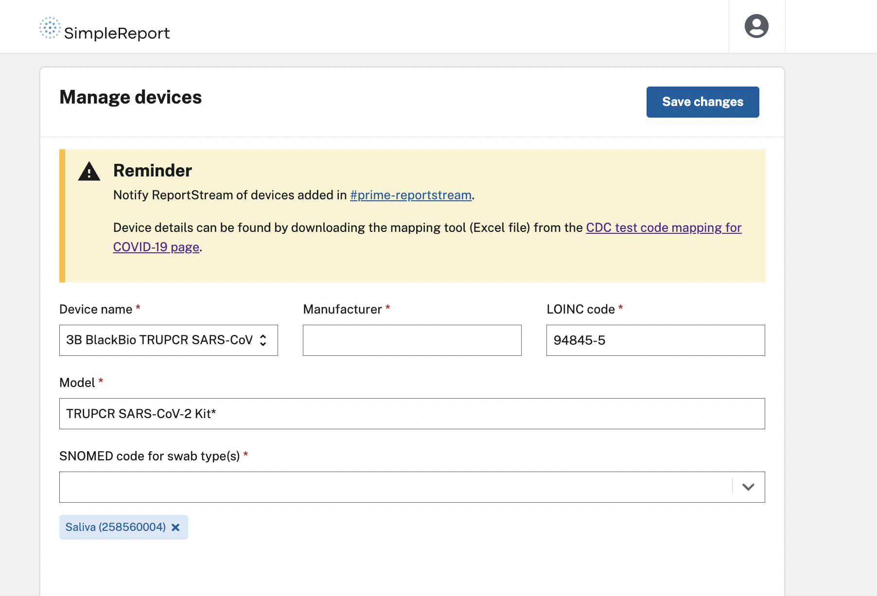 Make frontend form validation for support admin pages · Issue #3613 · CDCgov/prime-simplereport ...