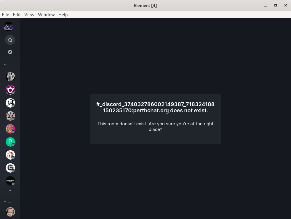 Bridge fails to create any rooms. :( · Issue #619 · matrix-org/matrix ...