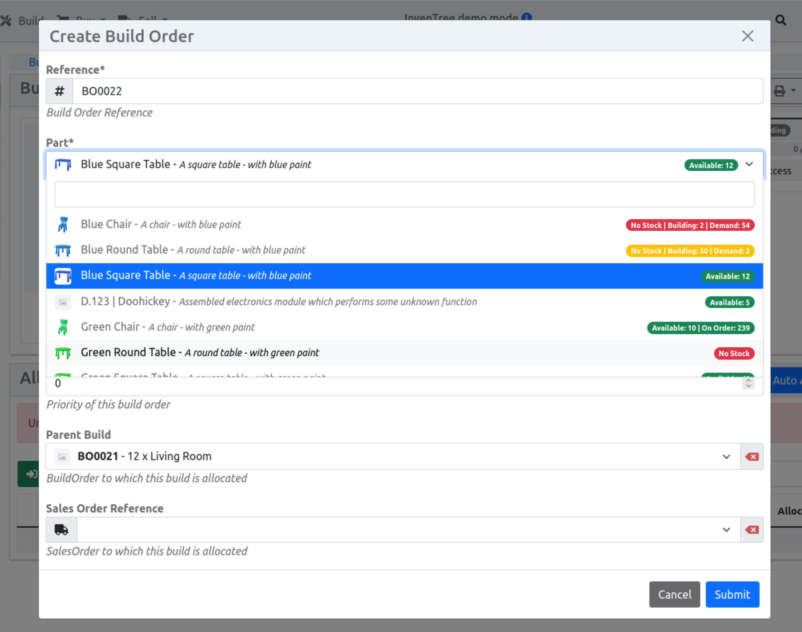 [FR] Improve stock status badges for parts in forms and search results · Issue #4385 · inventree ...