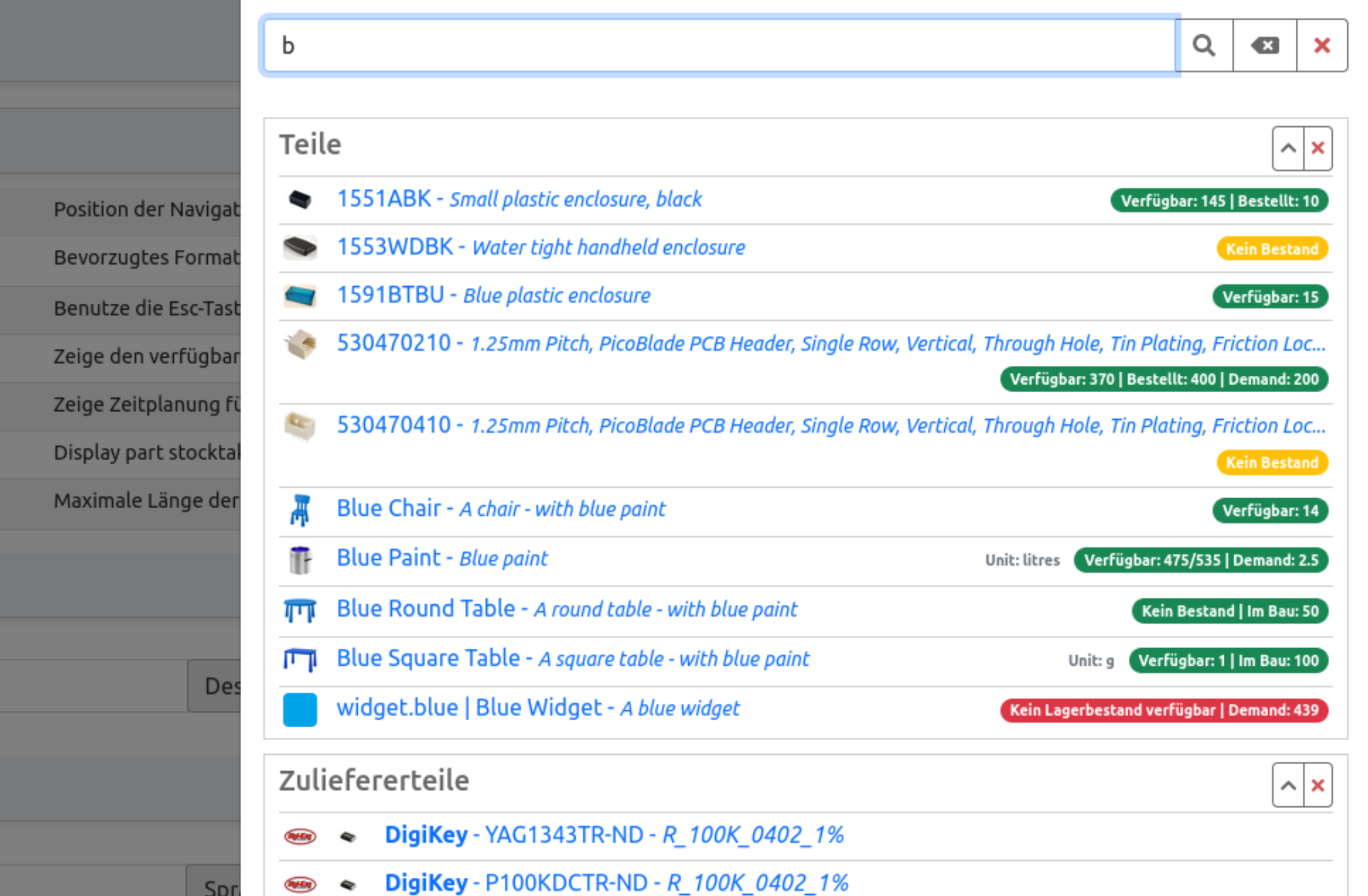 Fr Improve Stock Status Badges For Parts In Forms And Search Results 