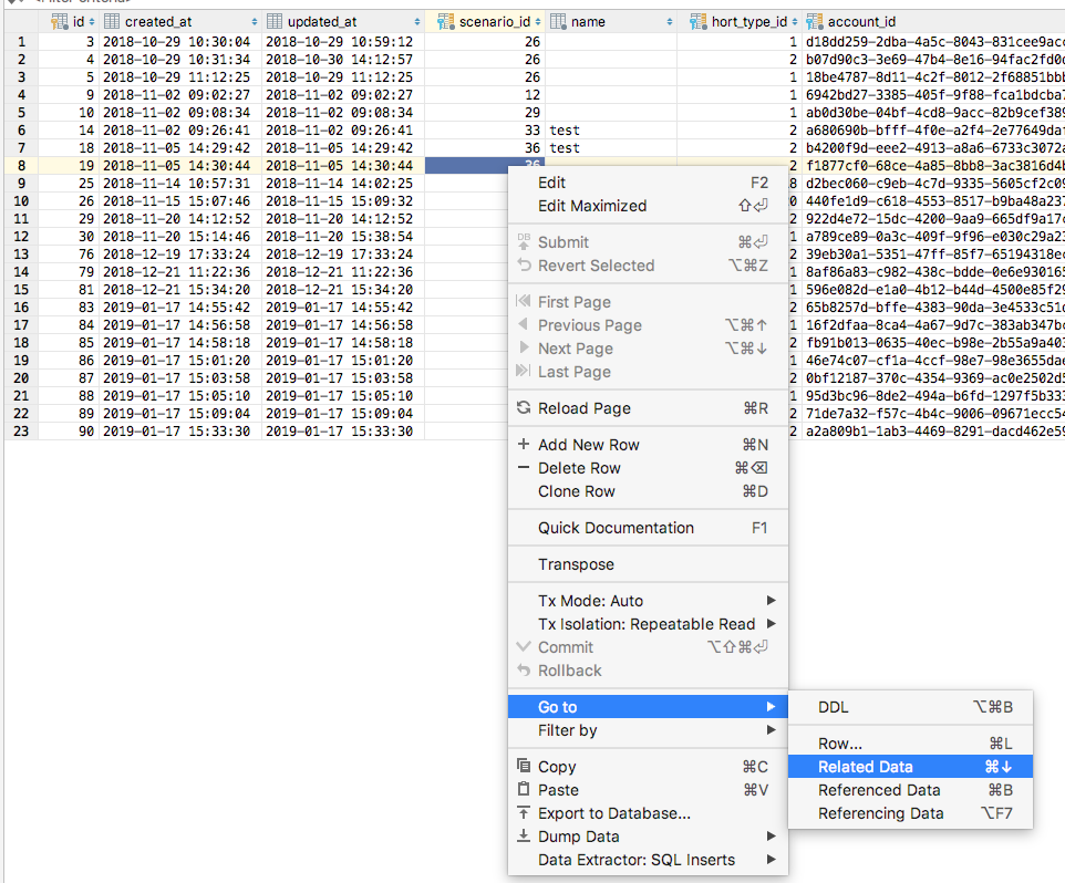 Keyboard shortcut for foreign keys · Issue #1156 · TablePlus/TablePlus · GitHub