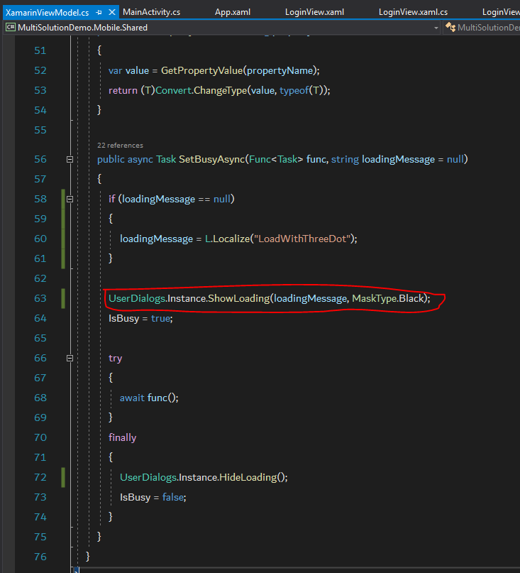 [Issue] UserDialogs is not working on Xamarin project. · Issue #5301 · aspnetboilerplate ...